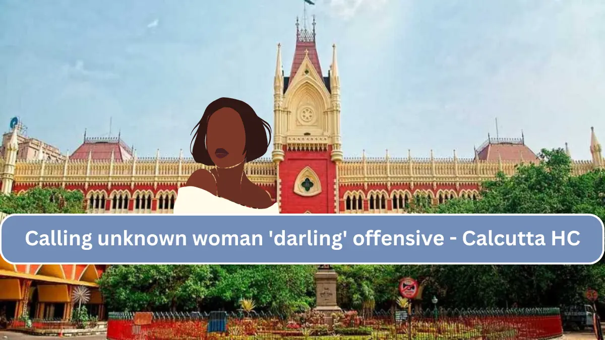 Calling unknown woman 'darling' is sexual harassment